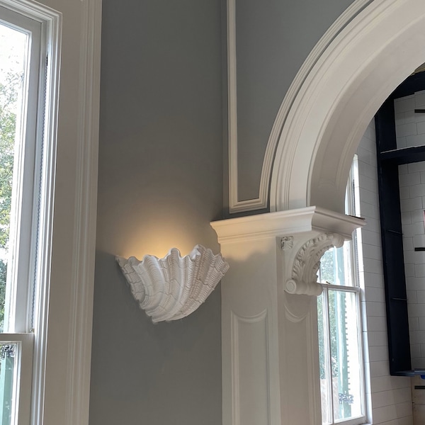 Plaster Wall Sconce - Etsy