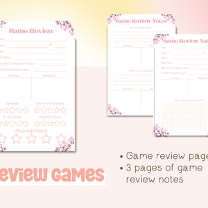Gaming Planner | Cozy Gamer Printable Planner | Kawaii Gaming Stuff ...