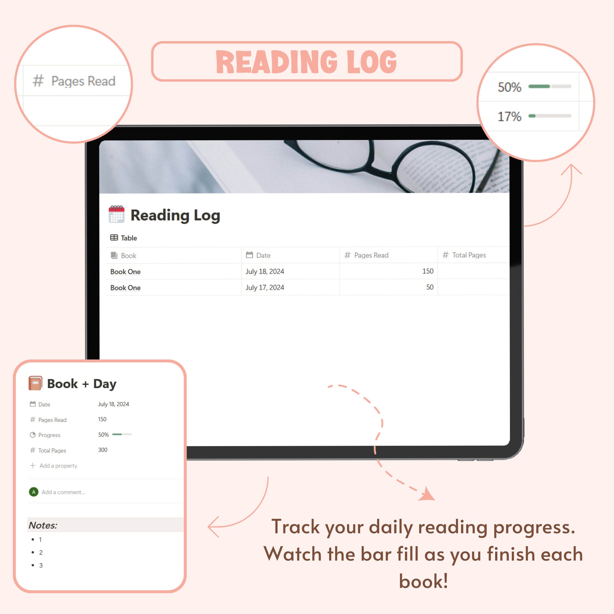 Book Tracker, Reading Journal, Reading Log, Reading Tracker, TBR List ...