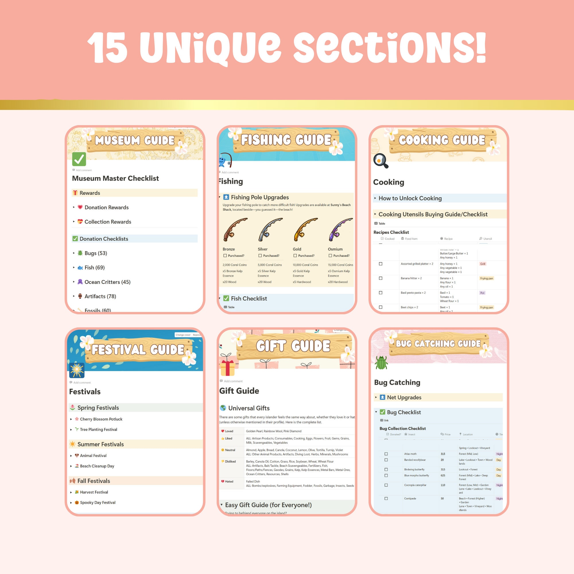 Coral Island Guide, Coral Island Planner, Coral Island Checklist, Cozy ...