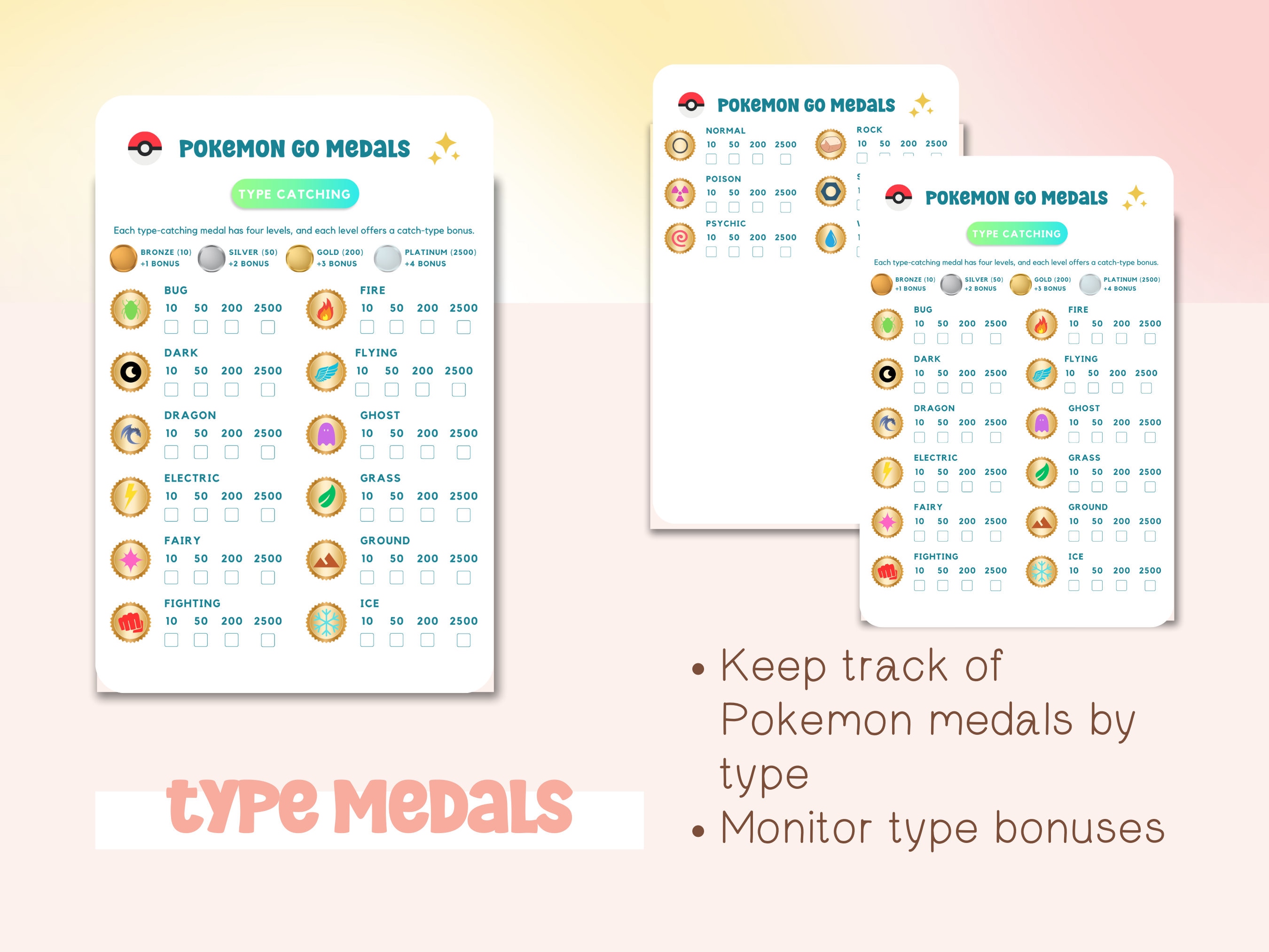 Pokemon Go Medals Tracker | Platinum Medals | Pokemon Raid Tracker ...
