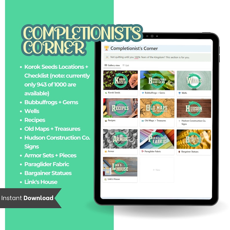 Tears of the Kingdom Guide in Notion LOZ TOTK Interactive Map TOTK ...