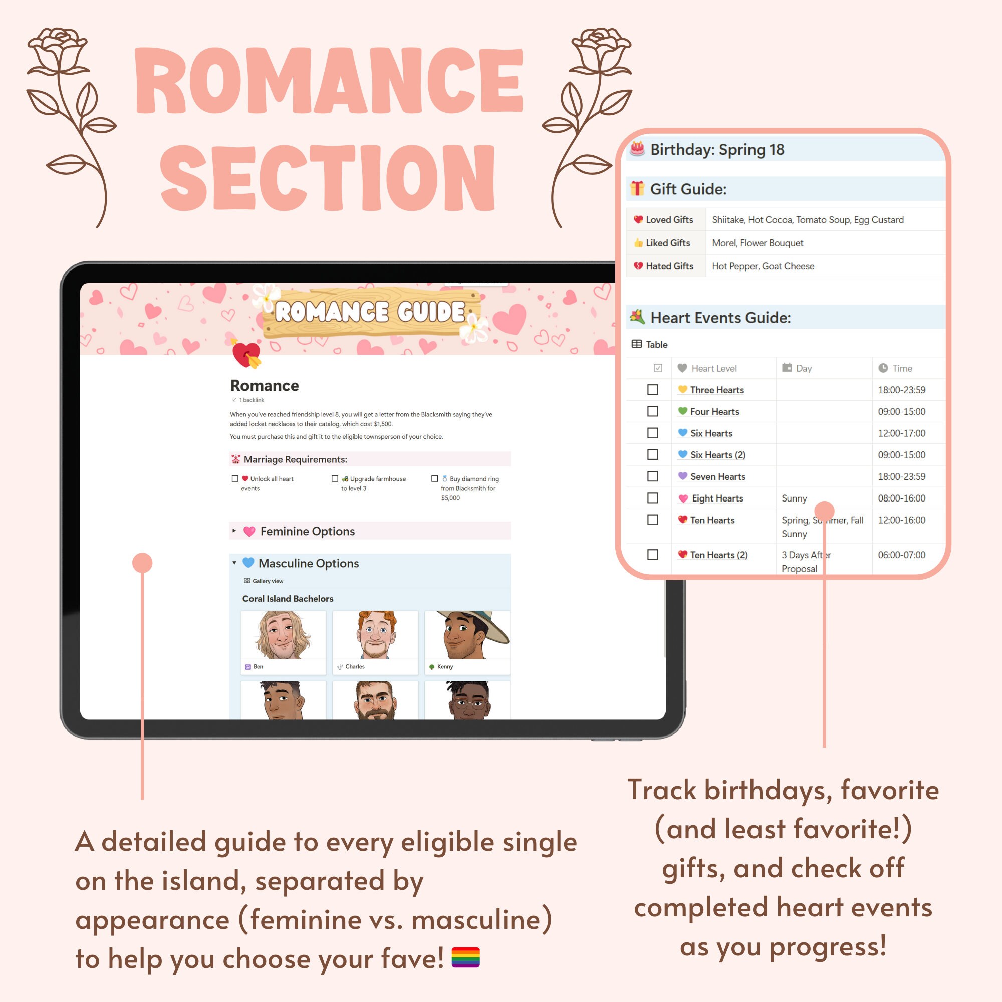 Coral Island Guide, Coral Island Planner, Coral Island Checklist, Cozy ...