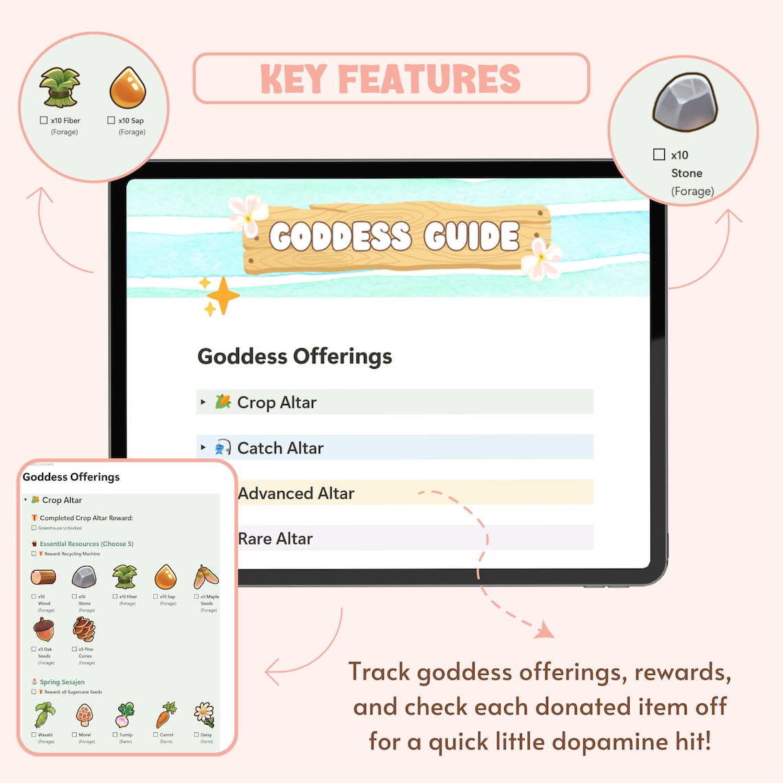 Coral Island Guide, Coral Island Planner, Coral Island Checklist, Cozy ...