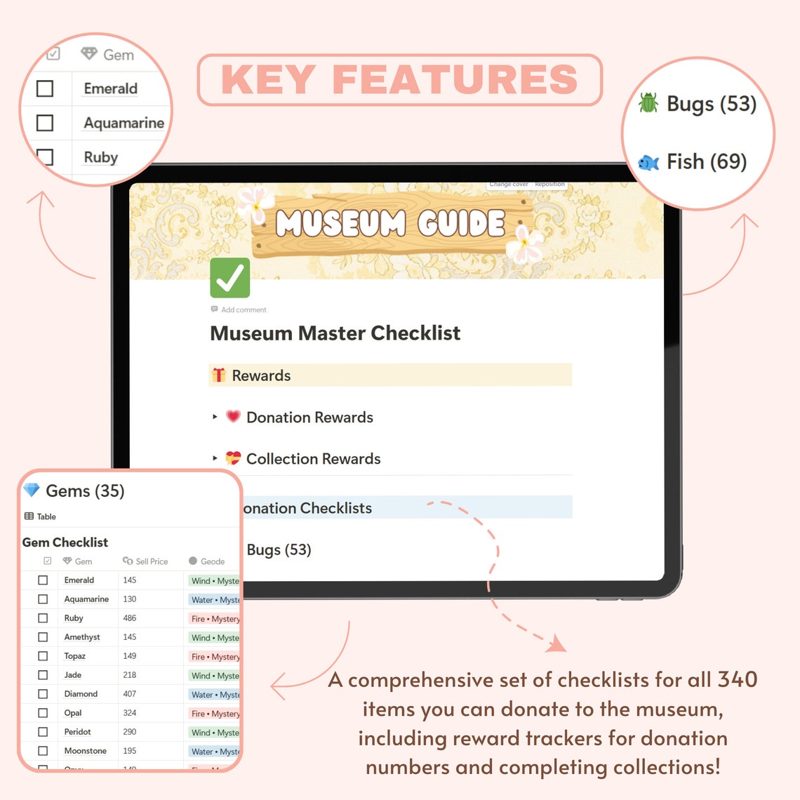 Coral Island Guide, Coral Island Planner, Coral Island Checklist, Cozy ...