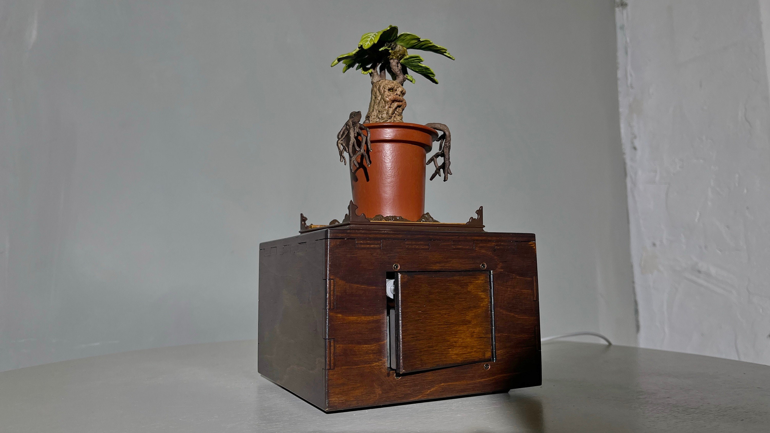 Flower Pot Puzzle With Built-in Box - Etsy