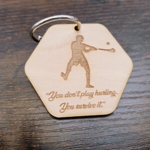 Hurling Keyring - Etsy