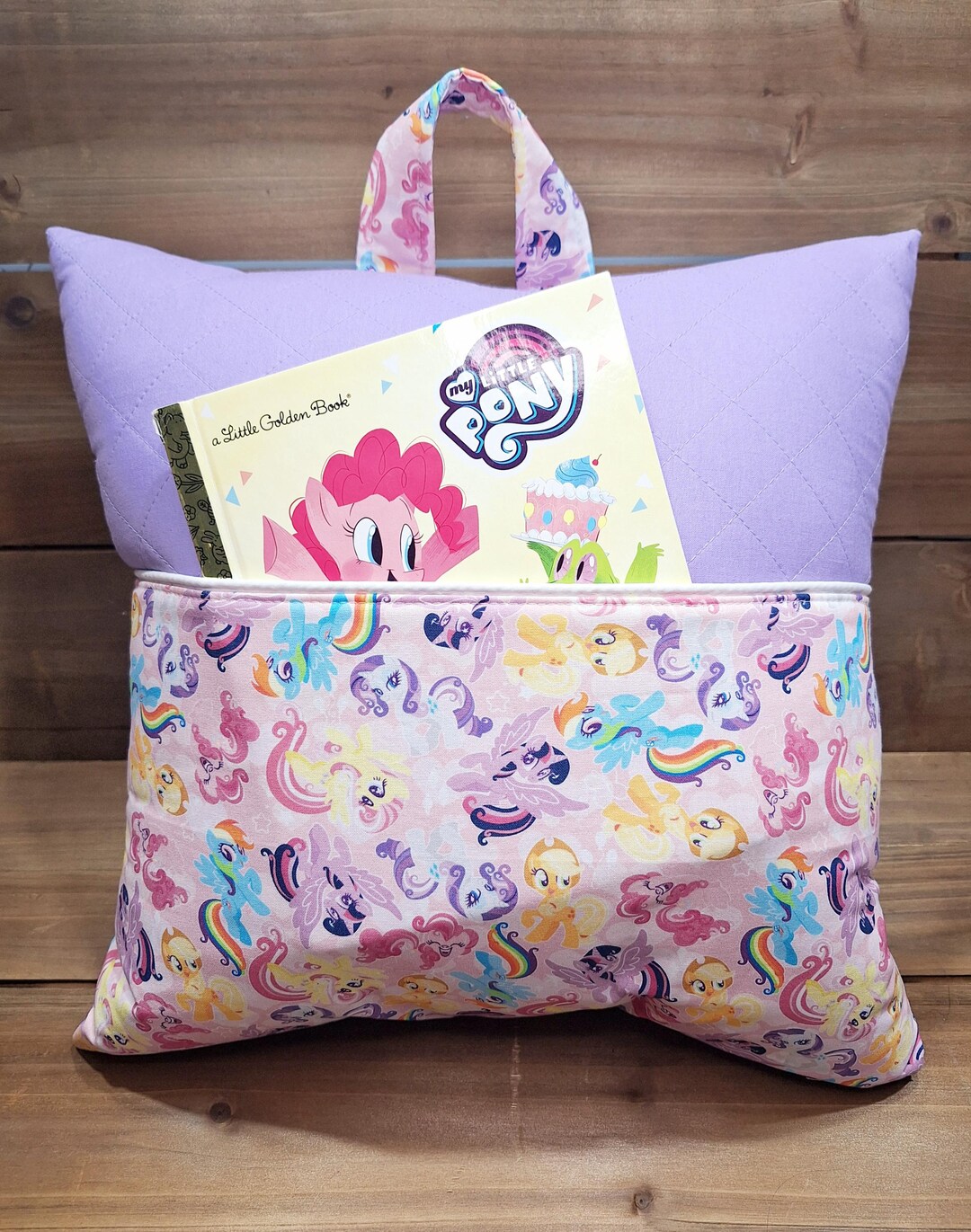 My Little Pony Pocket Pillow With MLP Book, Toddler Gift, Baby Shower ...