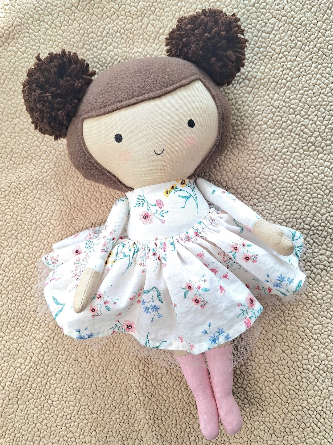 Personalized Doll, Fabric Doll, Heirloom Doll, Ready to Ship Doll, Rag ...