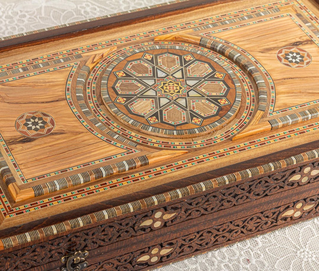 Premium Handmade Backgammon Board Table 21-inch Wooden Backgammon With ...