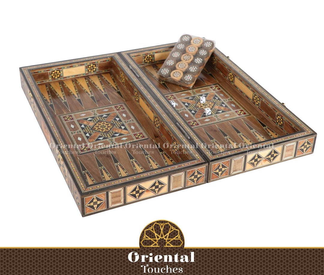 Chess and Backgammon Set, HQ Backgammon Board, Luxury Wooden Backgammon ...