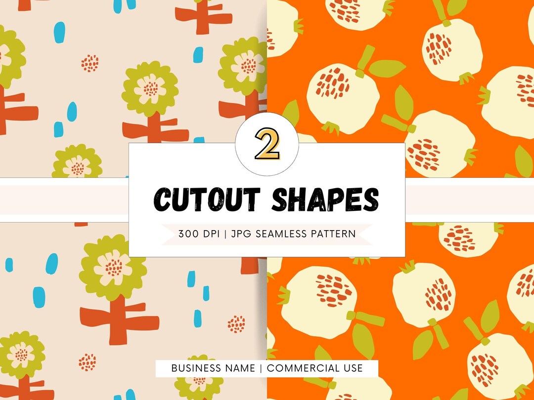 Colorful Fruits and Flowers Pattern, Seamless Tile (digital Paper) - Etsy