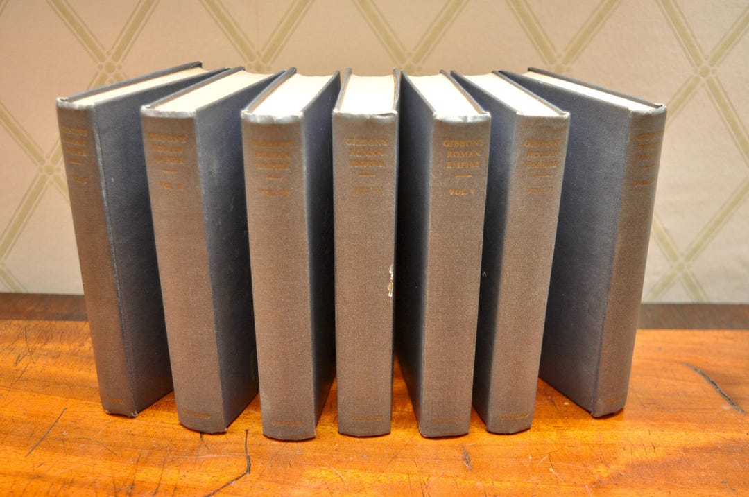Edward Gibbon, the Decline and Fall of Rome, 7 Vol Set & Autobiog ...