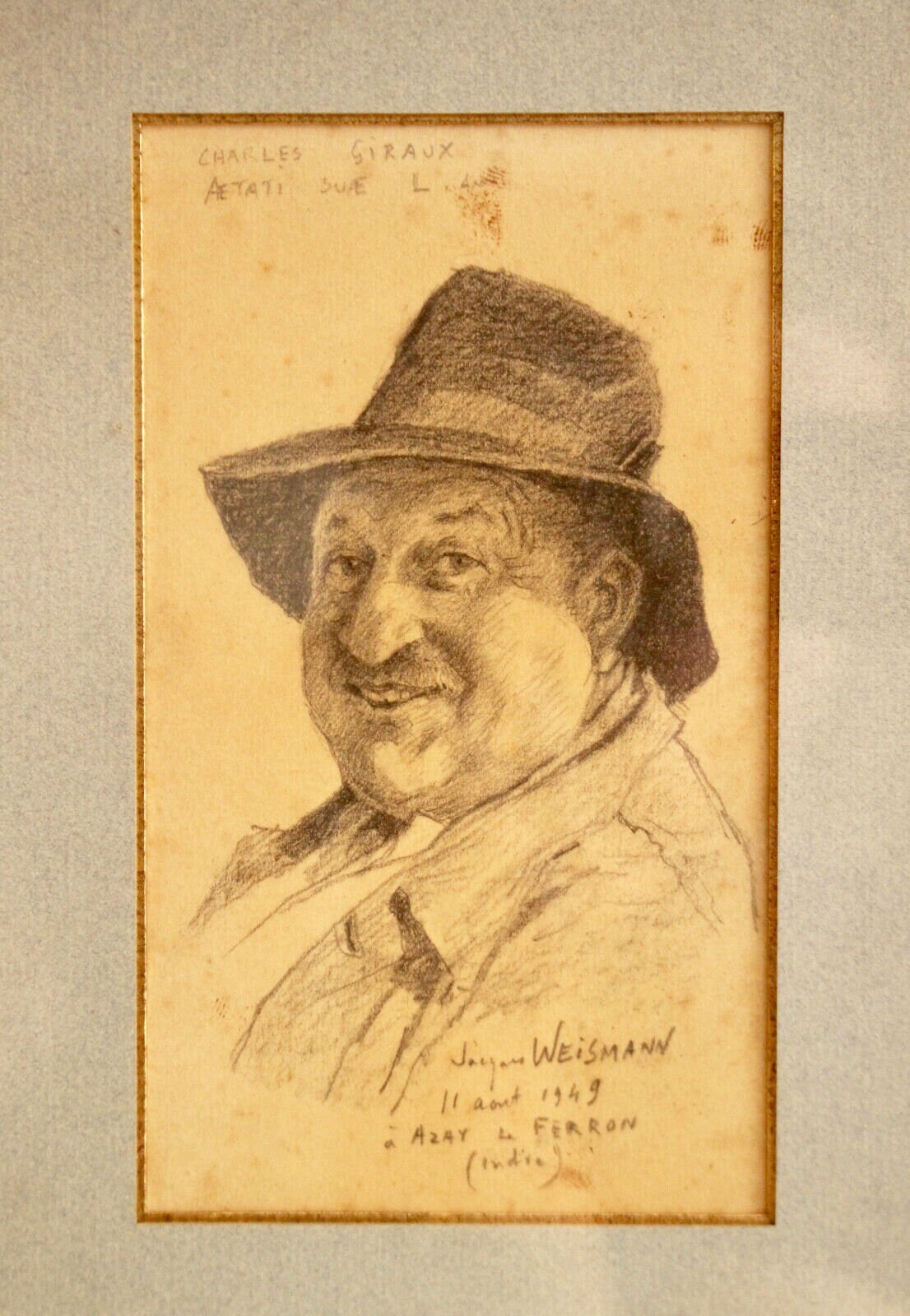 JACQUES WEISMANN Pencil Sketch Portrait Collection Joseph - Etsy