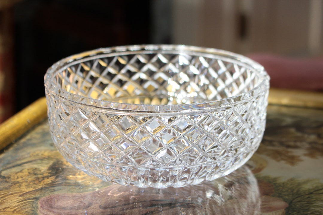 A Beautiful Vintage Stuart Crystal Cut Glass Bowl - Etsy UK