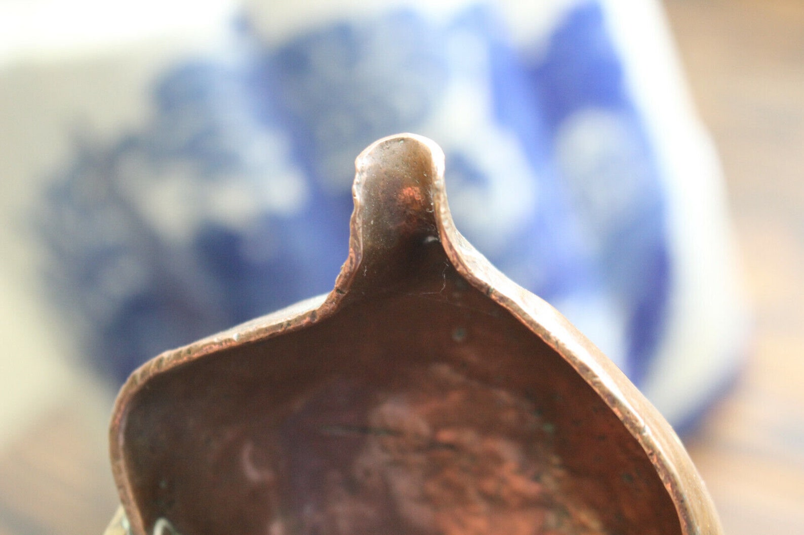 A Charming Antique Rustic Copper Ladle, Hand Beaten, C19th Farmhouse ...