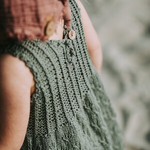 ENGLISH PDF PATTERN Dress Meadow Flower 1 10 Years Knitting Pattern - Etsy