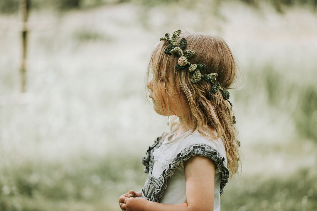 Leaf Wreath Midsommar PDF Crochet Pattern German - Etsy