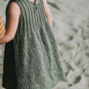 ENGLISH PDF PATTERN Dress Meadow Flower 1 10 Years Knitting Pattern - Etsy