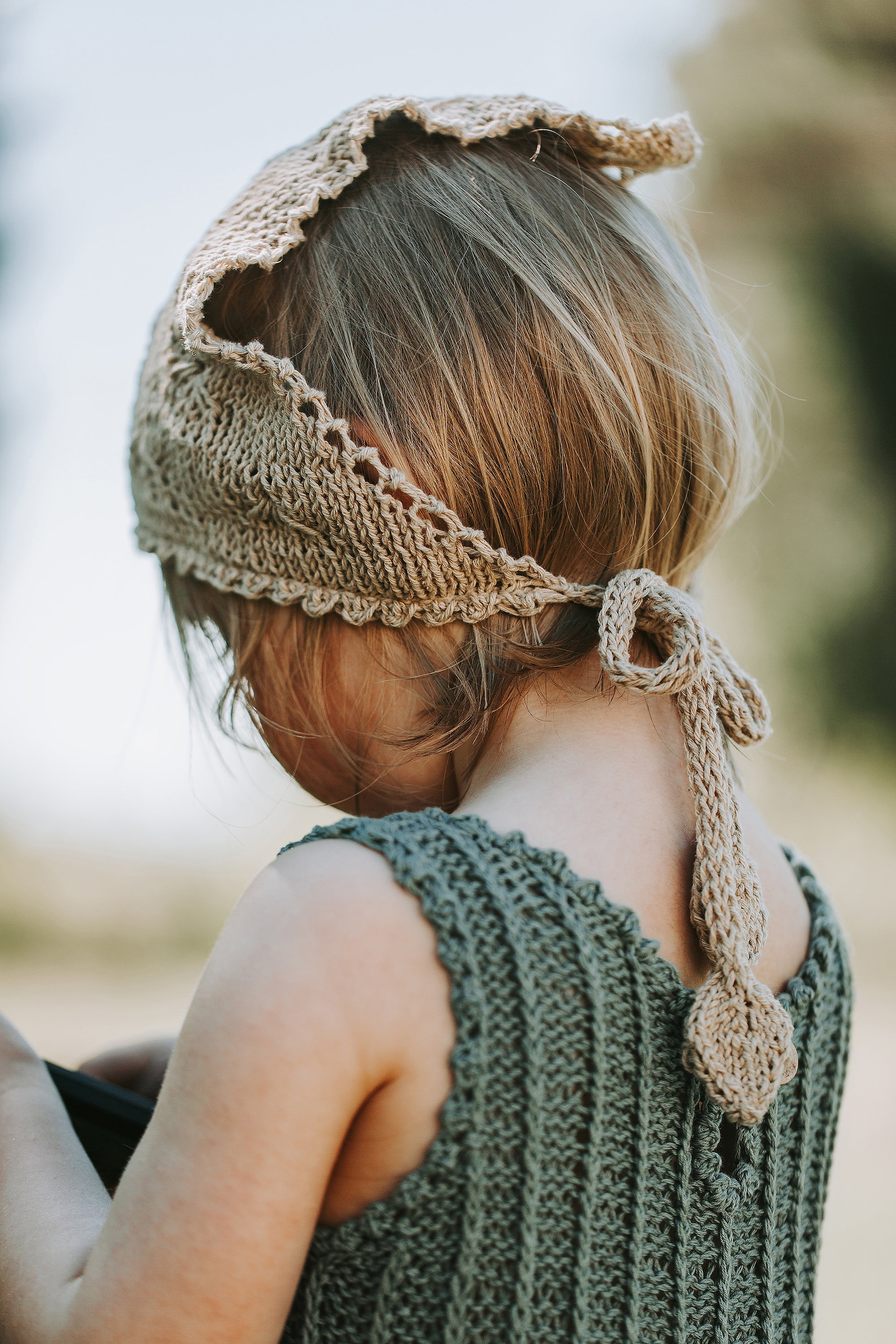 Kopftuch Wiesenblume Strickanleitung Kinder Damen - Etsy.de