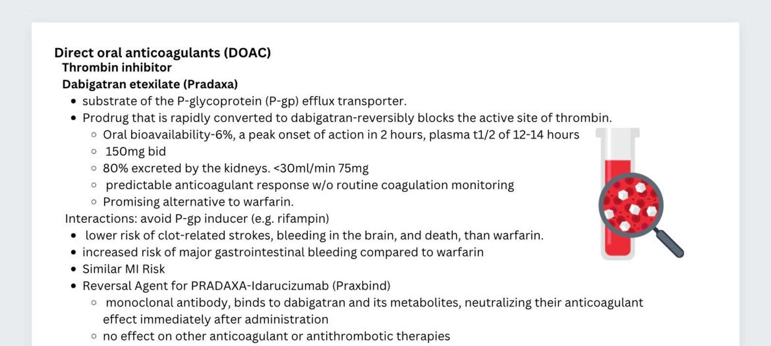 Anesthesia Notes Anticoagulant Notes Pharmacology Notes Medical School ...