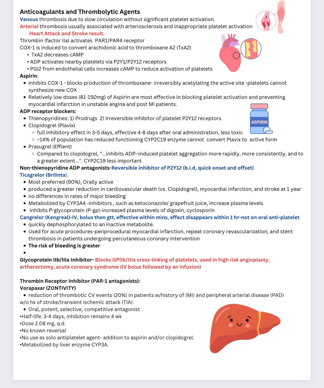 Anesthesia Notes Anticoagulant Notes Pharmacology Notes Medical School ...