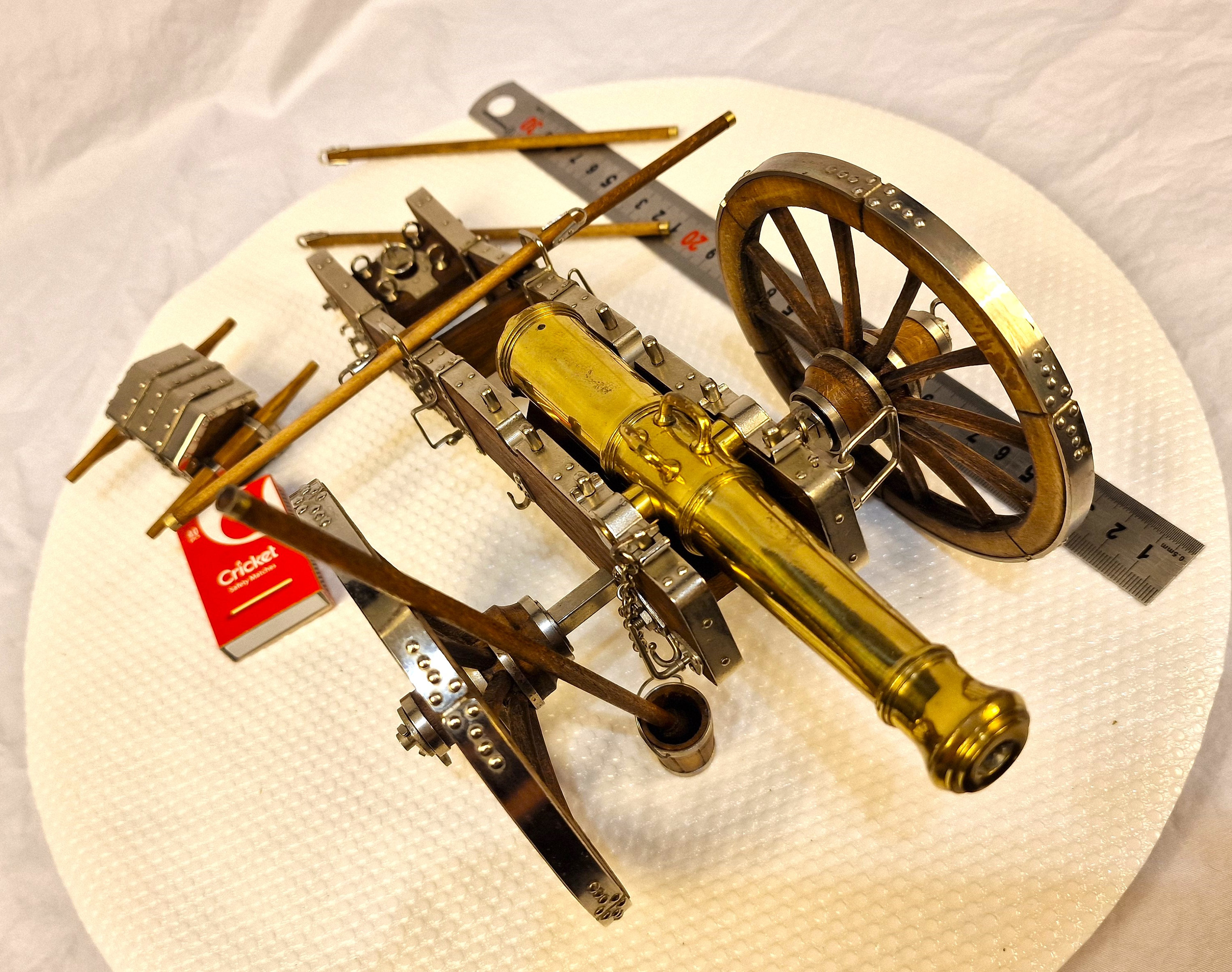 Scale Miniature Model Cannon Gribeauval System - Etsy