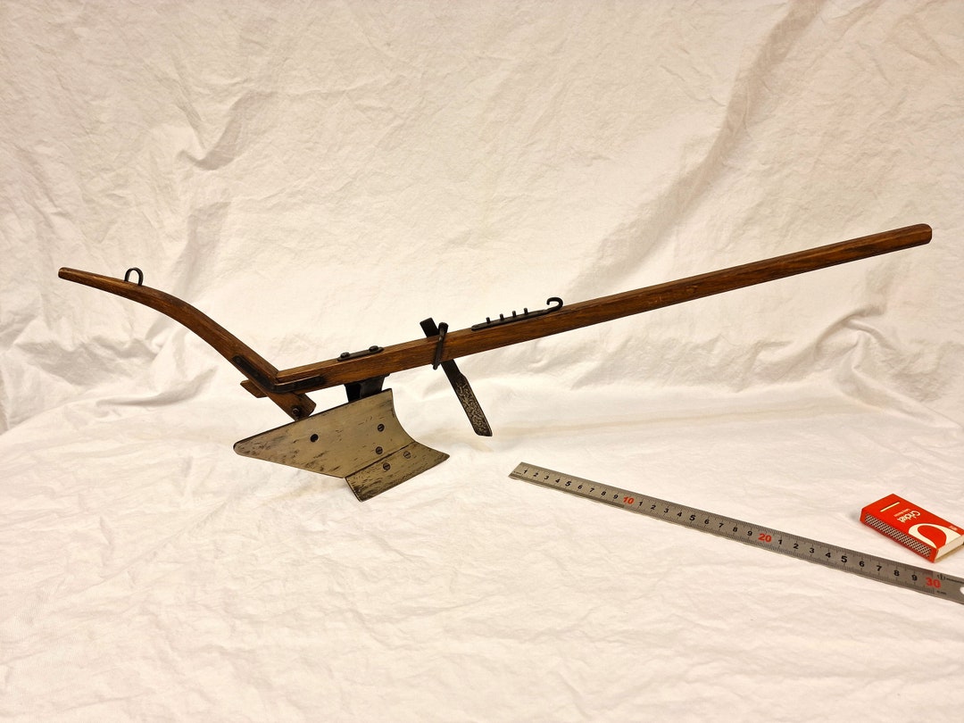 Vintage Plow A Collectible Model of an Agricultural Plow Hand Made ...