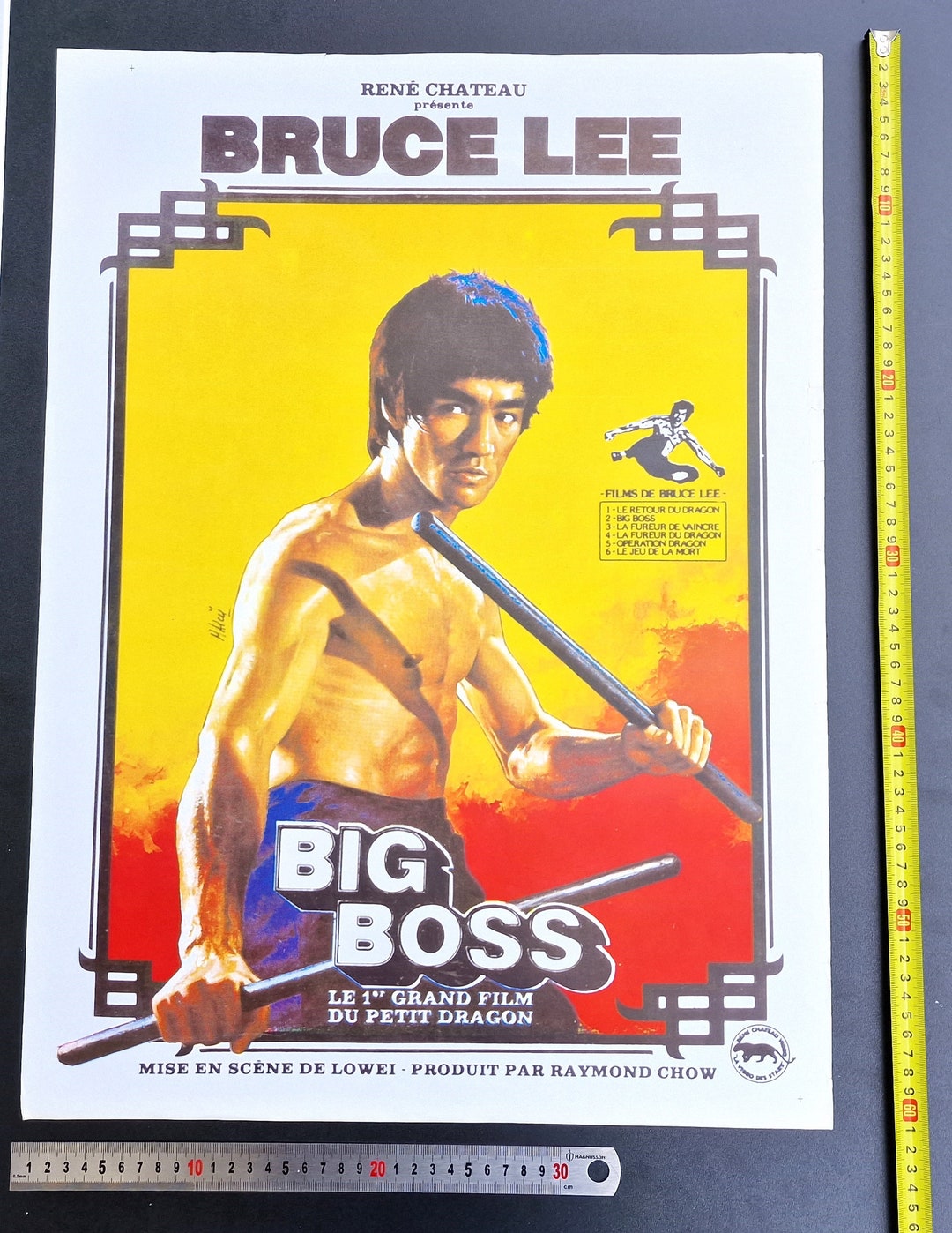 Bruce Lee Big Boss Poster - Etsy