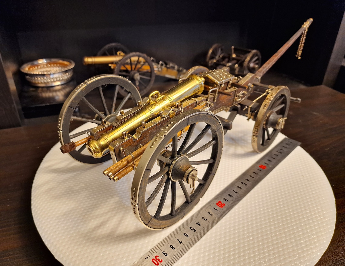 Scale Miniature Model Cannon Gribeauval System - Etsy