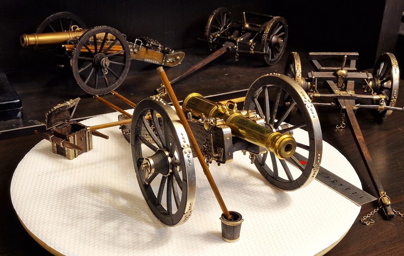 Scale Miniature Model Cannon Gribeauval System - Etsy