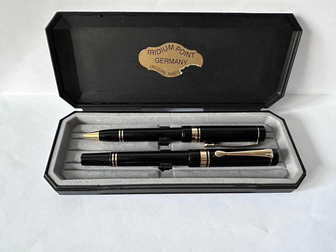 Ridium Point Fountain Pen and Ballpoint Pen Set Germany - Etsy