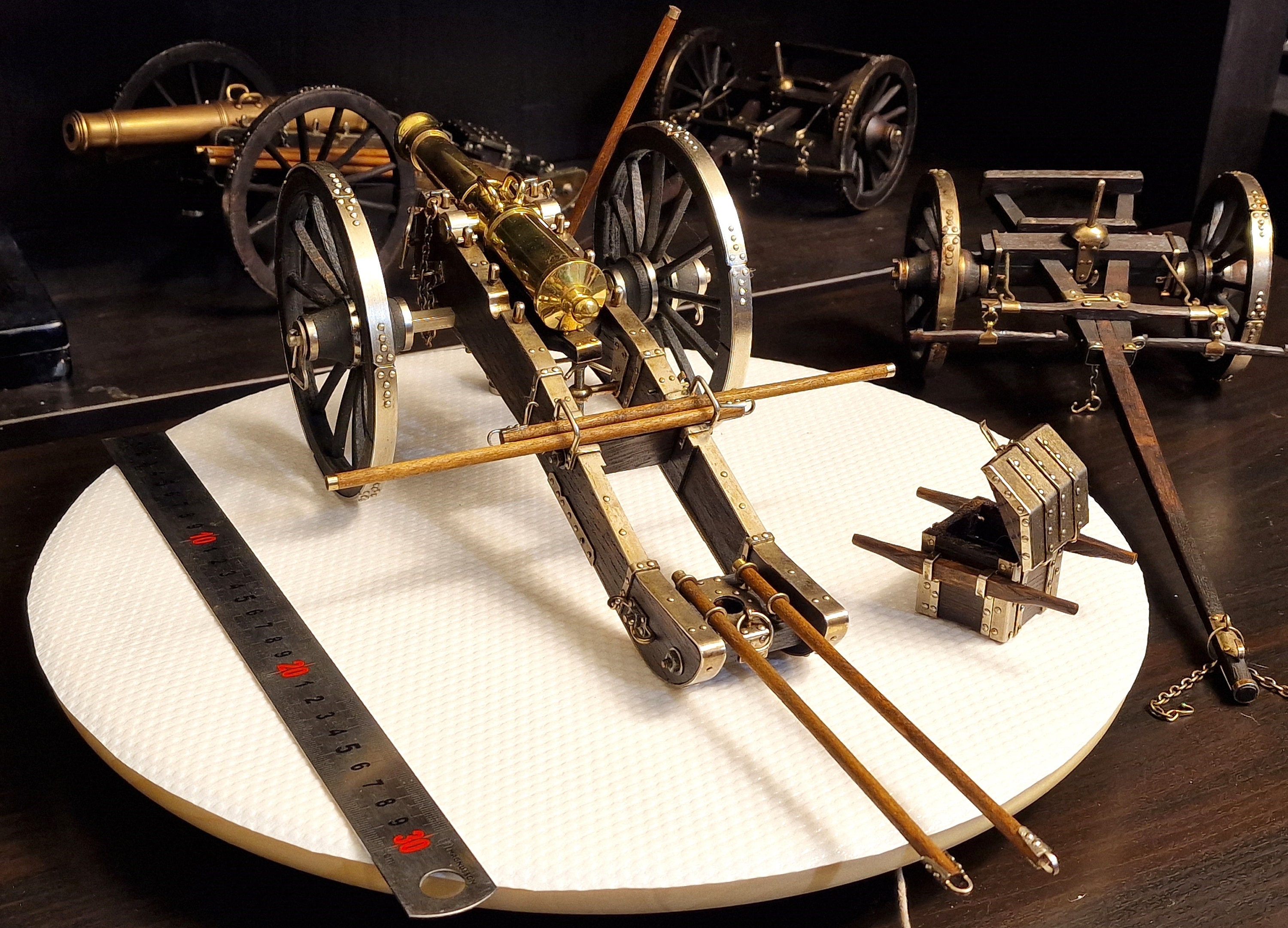 Scale Miniature Model Cannon Gribeauval System - Etsy