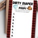EDITABLE Baby Shower Game, Guess the Poop, Diaper Game - Etsy