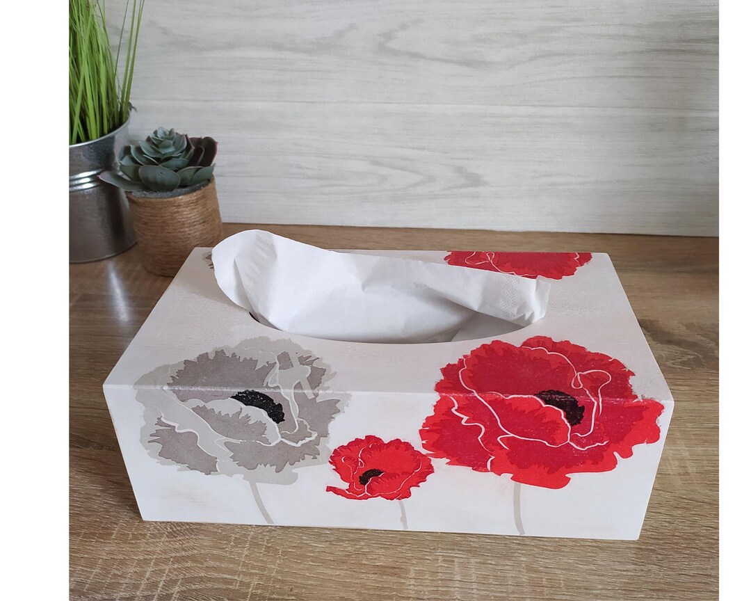 Handmade Wooden Tissue Box | Decoration | Storage | Gift for Women ...