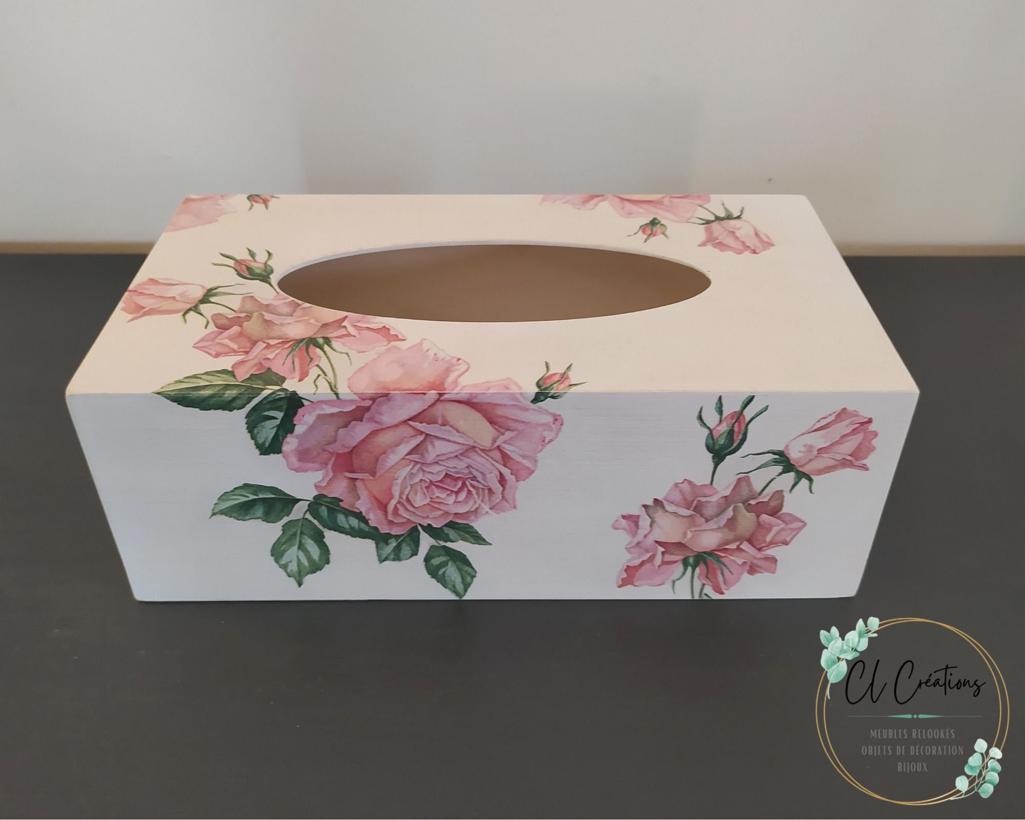 Wooden Tissue Box Hand-decorated and Varnished - Etsy