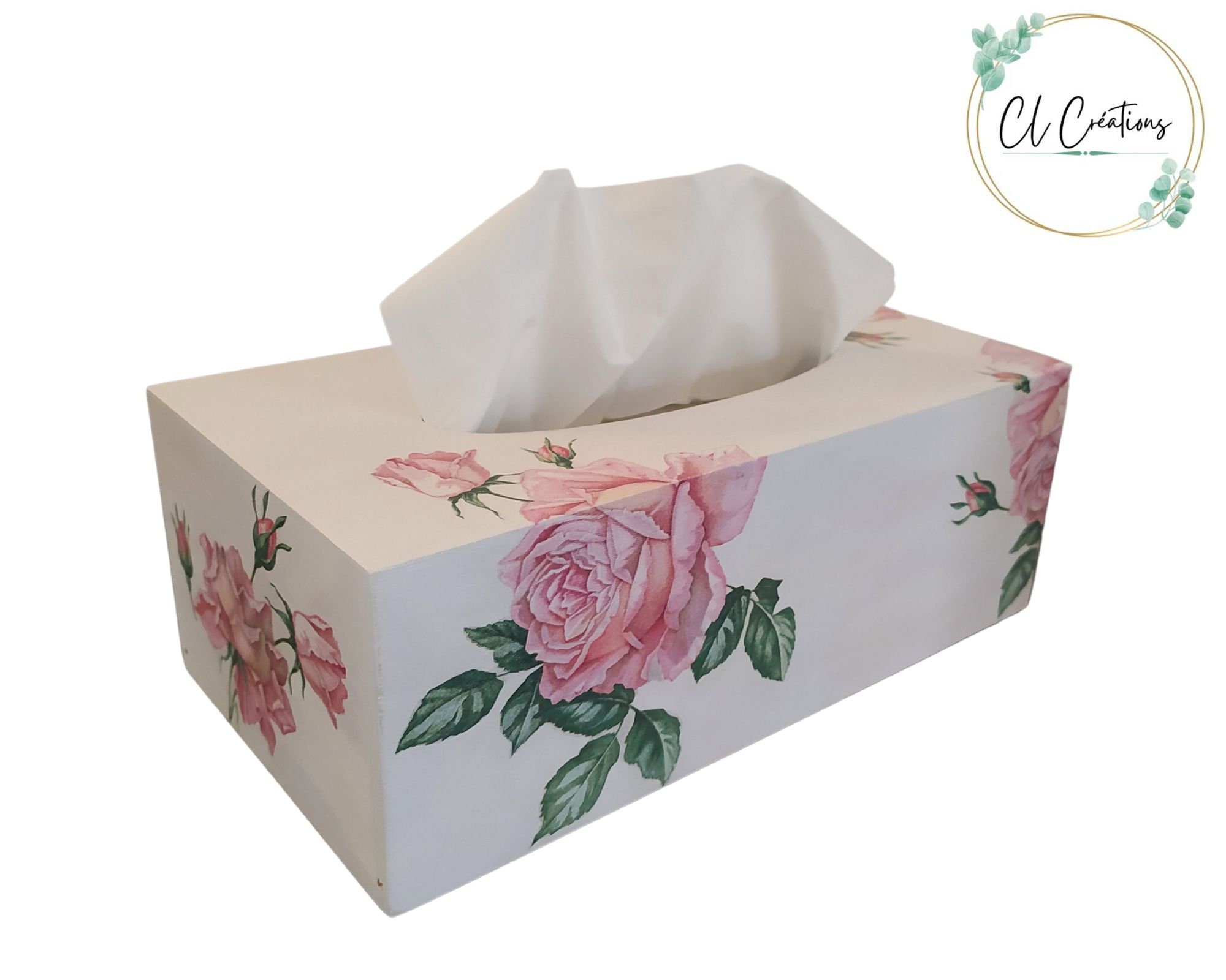 Wooden Tissue Box Hand-decorated and Varnished - Etsy