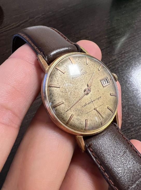 Movado Calendoscope , Wristwatch , Watch , Antique , Old Clock , Clock ...