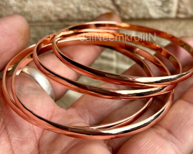 14k Rose Gold Filled Hammered Bangle, Medium Weight Bangle, Rose Bangle, Rose Bracelet, Hammered ...