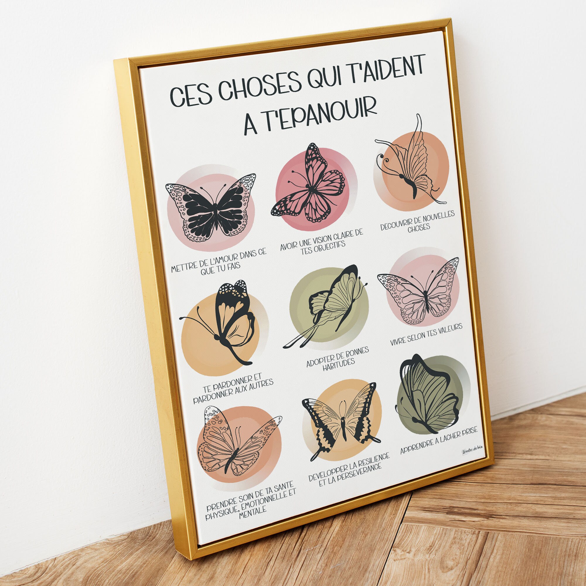 French Mental Health Poster CBT Printable Wall Art - Etsy