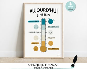 Feelings Thermometer With Coping Skills, Counsellor, Emotional Self ...