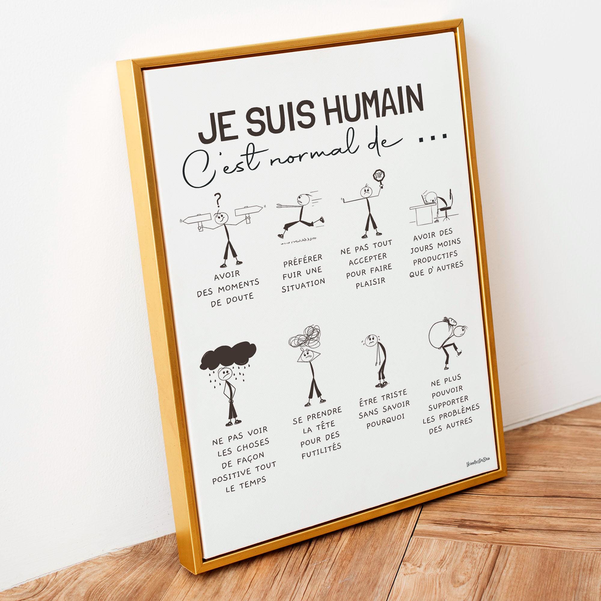 French Mental Health Worksheet: CBT Poster, Therapy Office Decor ...