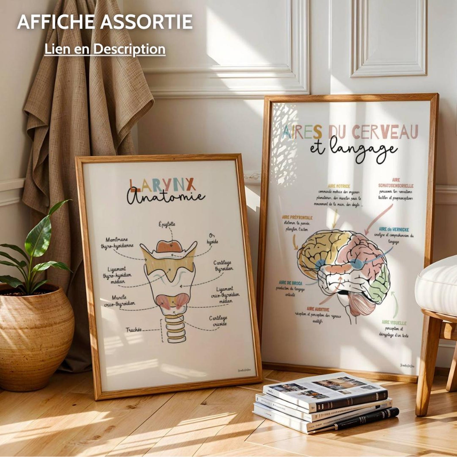 6 Speech Therapy French Wall Decor, Speech Language Pathologist Poster ...