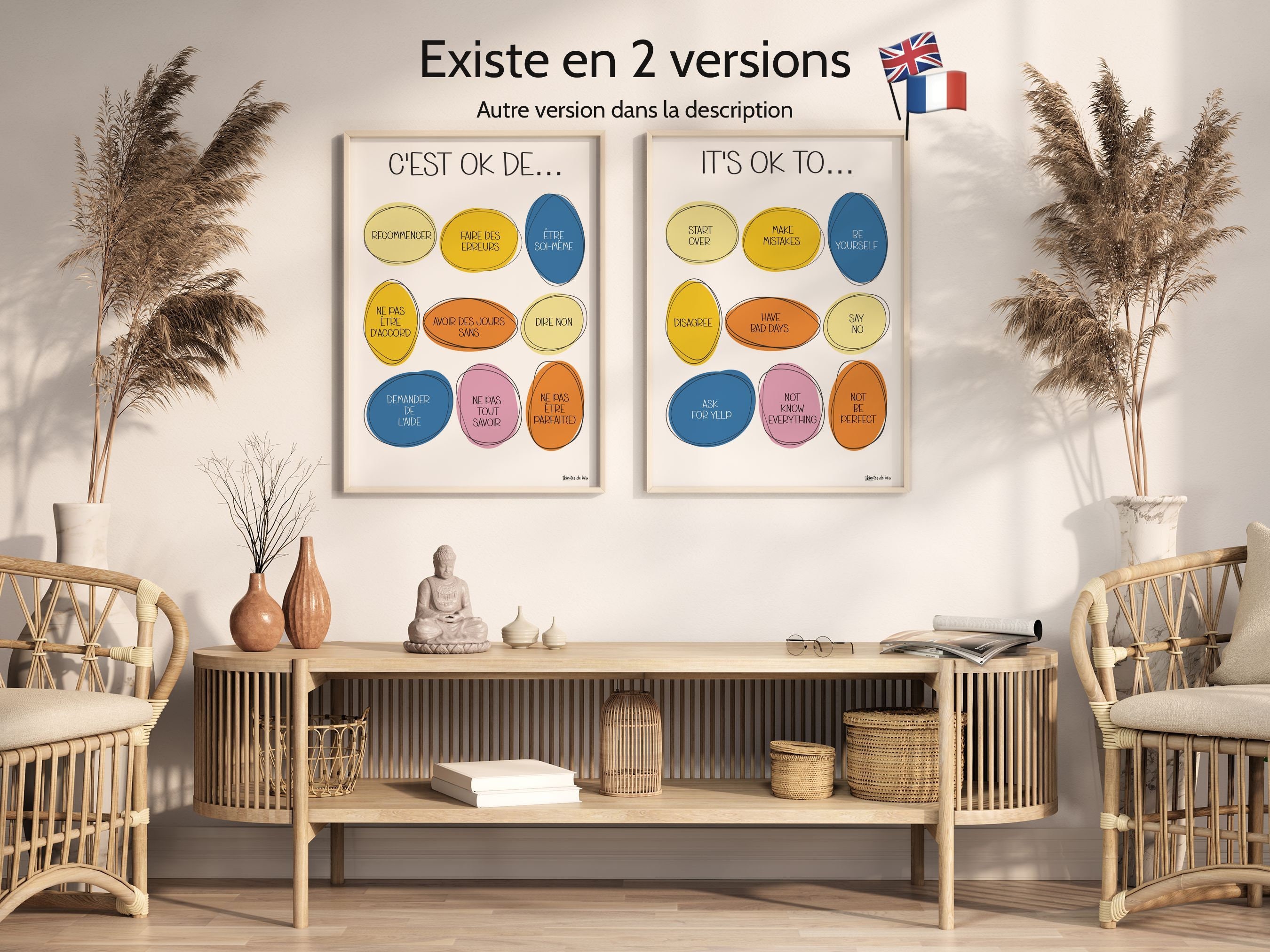 French Mental Health Therapy Wall Art Sophrology Poster - Etsy