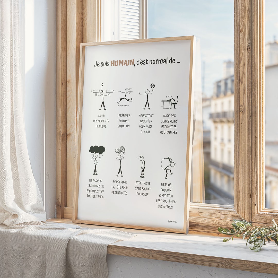 French Mental Health Worksheet: CBT Poster, Therapy Office Decor ...