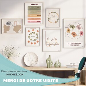 French Mental Health Poster Print Therapy Wall Art CBT Therapy Office ...