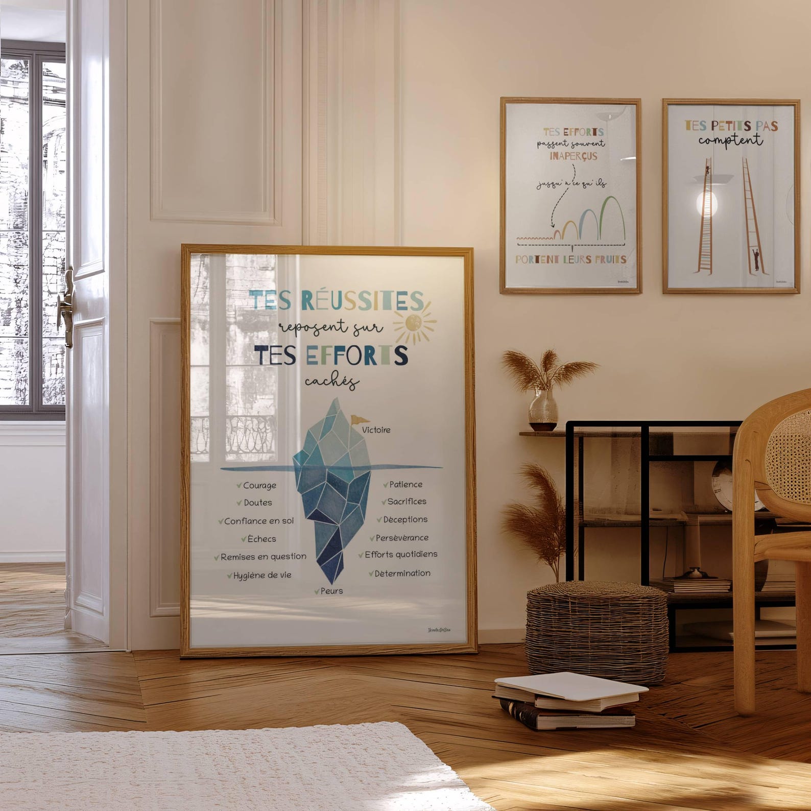 Iceberg Success Quote Poster, Speech Therapist Decor, Psychologist Wall ...