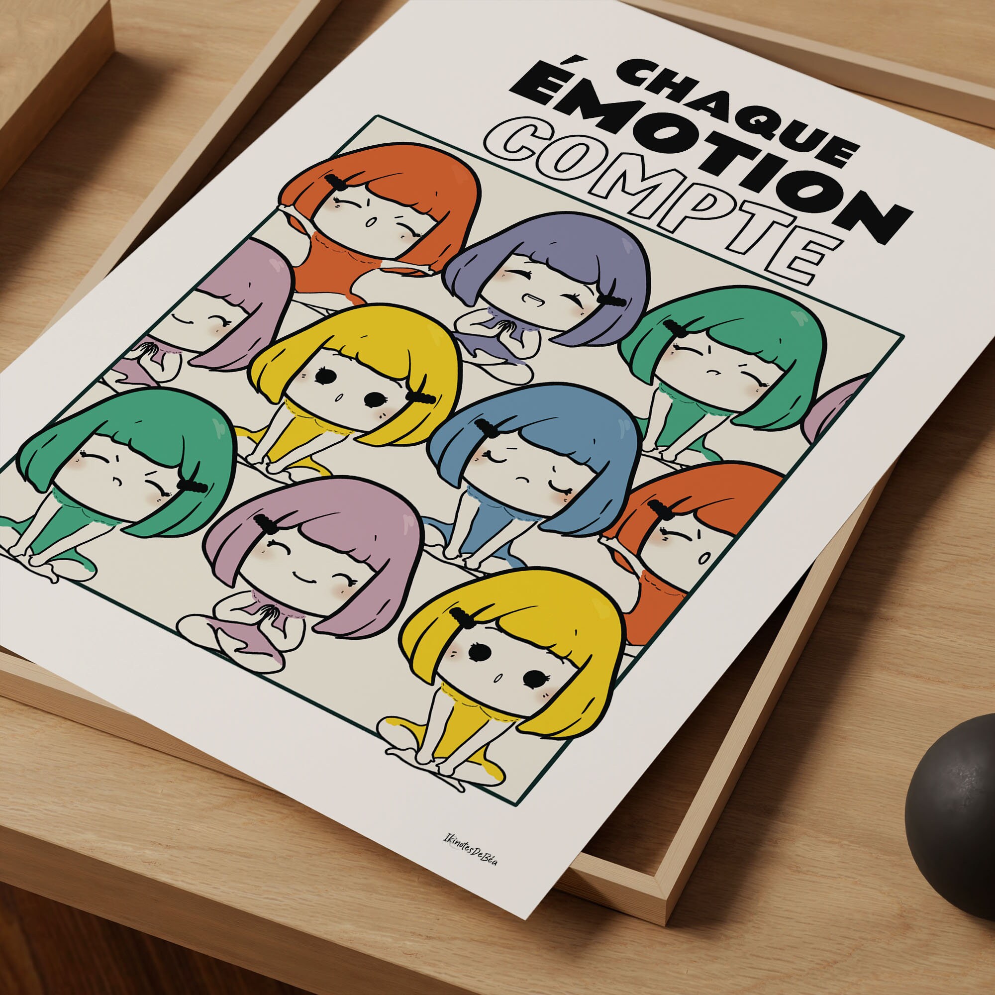 Kawaii Poster "every Emotion Matter", Coquette Room Decor, Printable ...