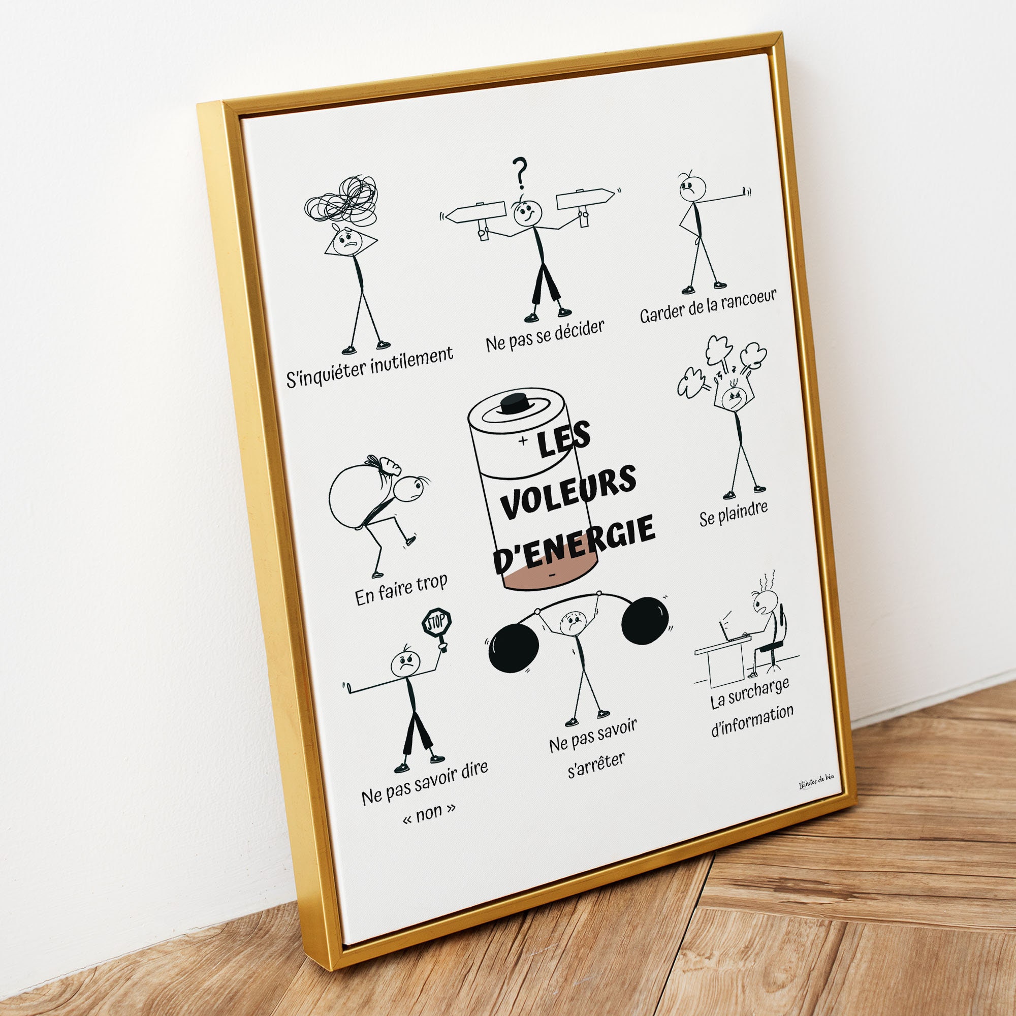 French Mental Health Motivational Poster Printable Wall Art - Etsy