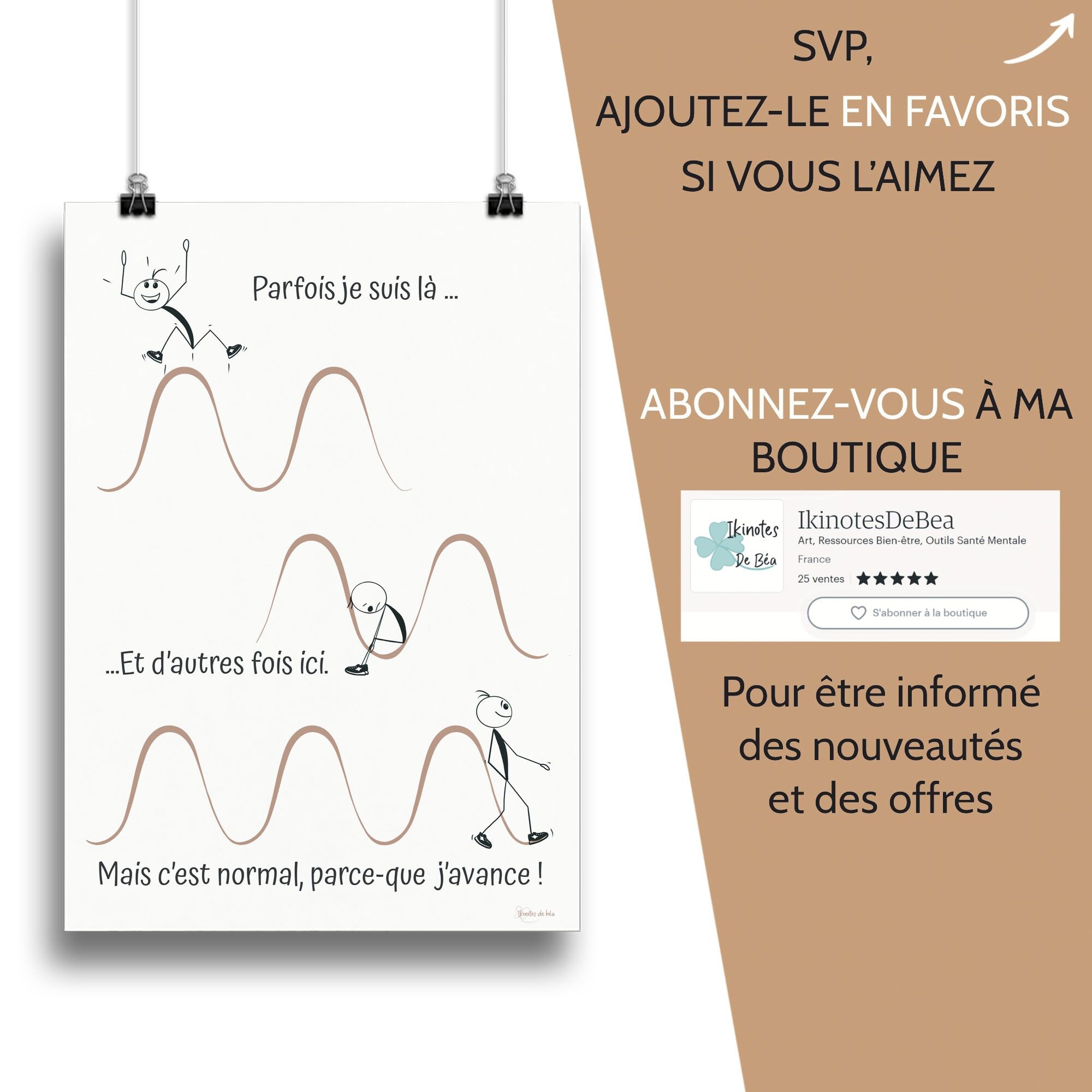 French Mental Health Motivational Poster Printable Wall Art - Etsy